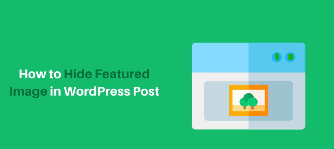 How To Hide Featured Images On Individual Posts In WordPress